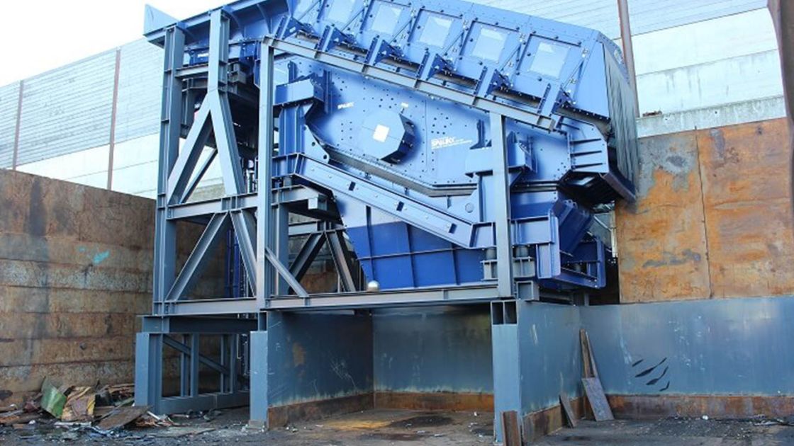 Enablelink's SPALECK Screen Deck producing quality scrap metal | Blue Group