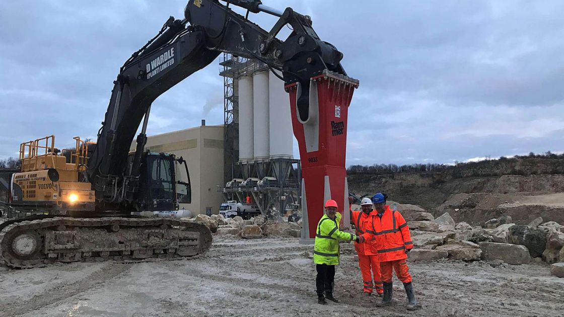 D Wardle (Plant) Ltd Purchase Rammer’s Latest and Biggest Hammer | Blue ...