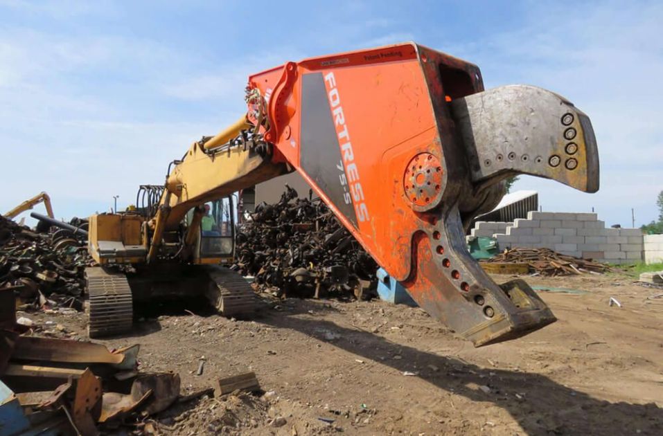 Mobile Scrap Shears | Blue Group